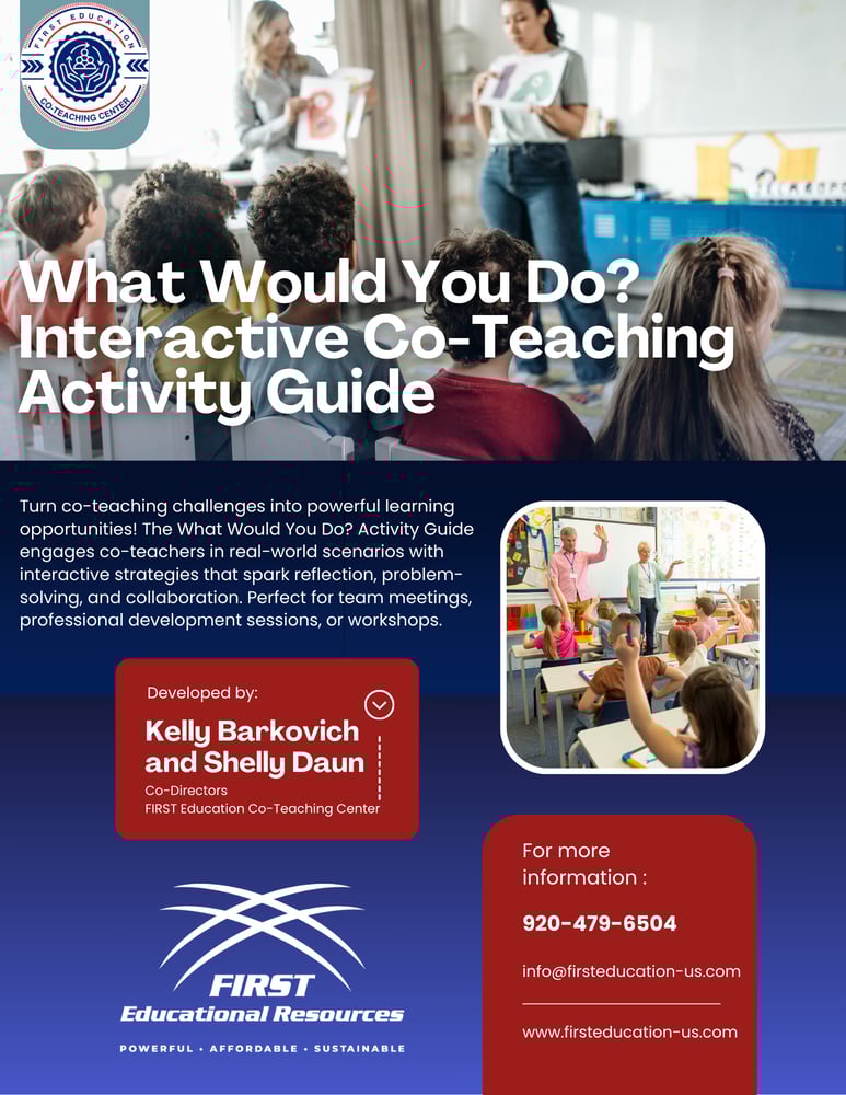 What Would You Do? Interactive Co-Teaching Activity Guide Form